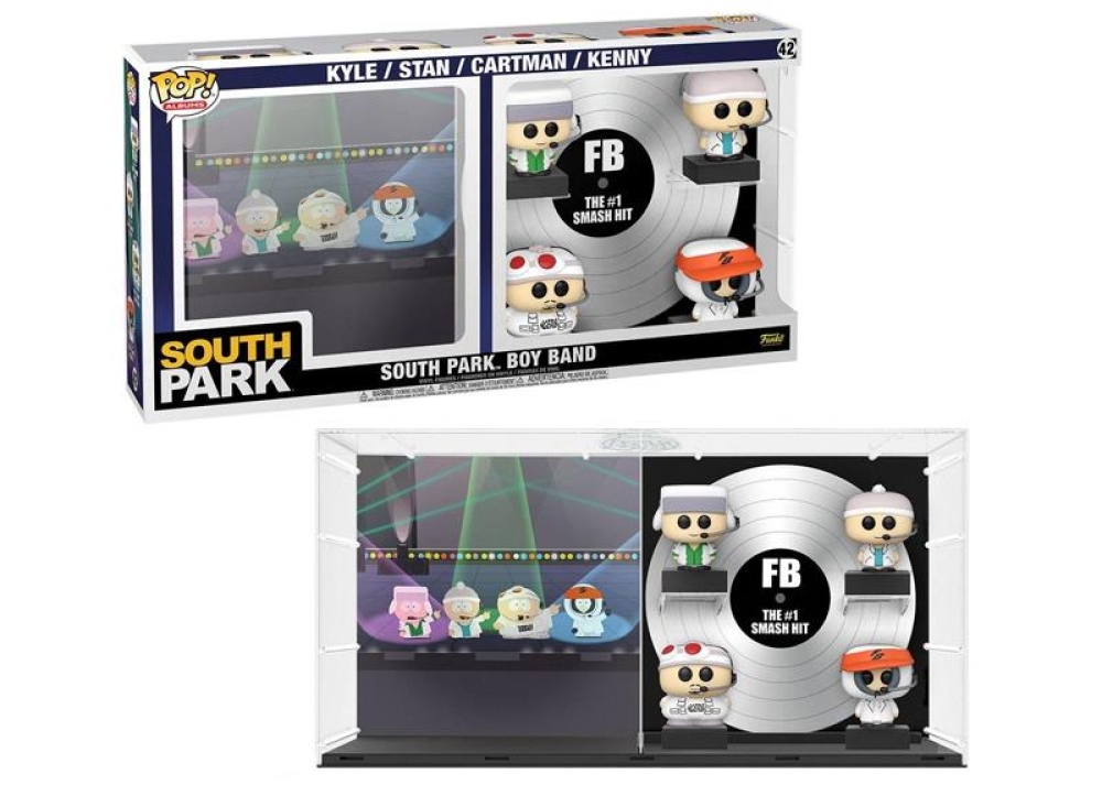Funko Pop Albums Deluxe South Park Boy Band - Kyle / Stan / Cartman ...