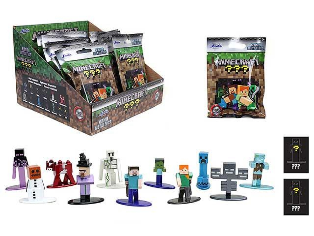 Jada Minecraft V2 Süpriz Tekli Metal Nano Figür 4 Cm - 1 Adet - 179.00 TL