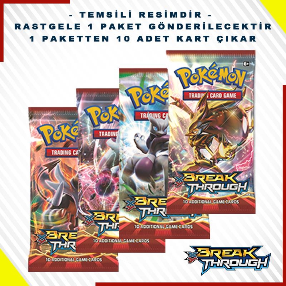 Pokemon Tcg: Xy Breakthrough Booster Pack 10'lu (orjinal Ürün) - 105.00 TL